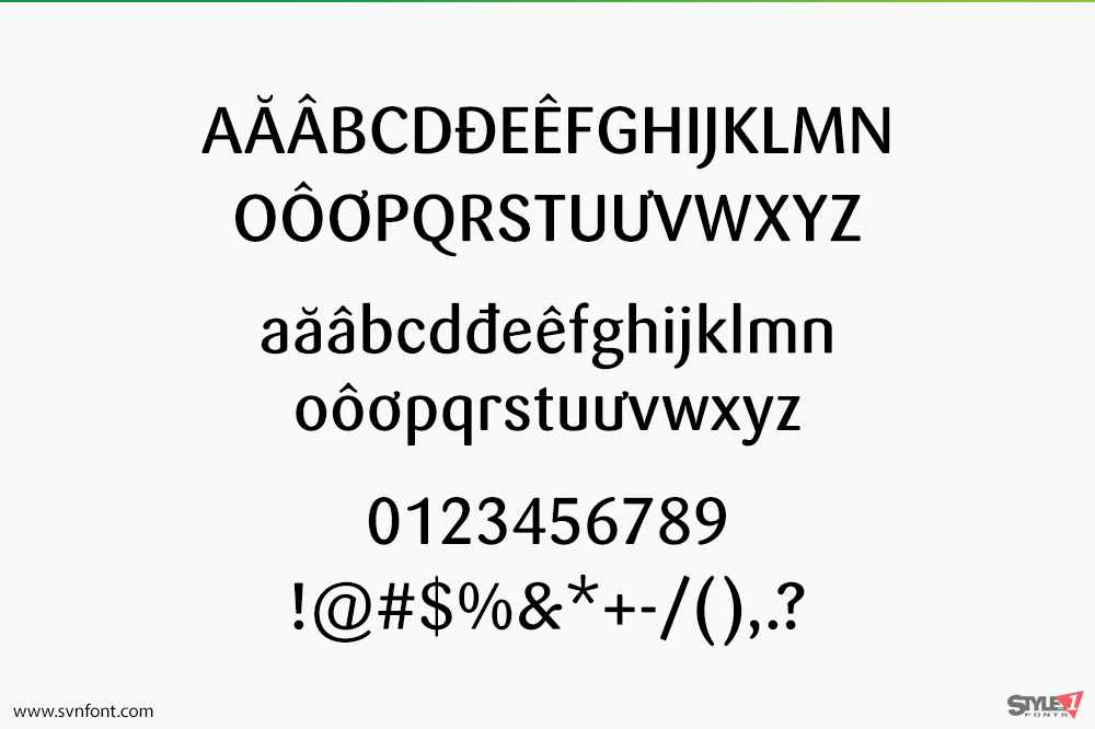 [Trả phí] SVN-Sari (12 fonts) - Việt hóa - STYLEno.1 Fonts